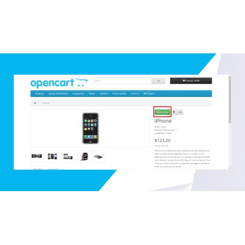 OpenCart - WhatsApp Button