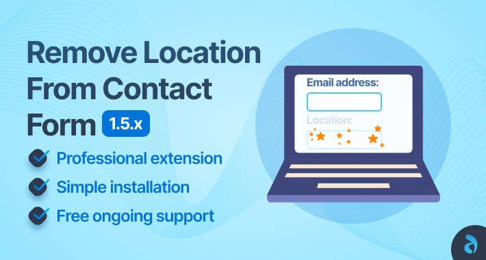 OpenCart - Remove Location from Contact form