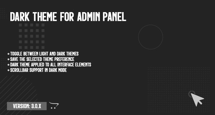 OpenCart - Dark Theme for Admin Panel