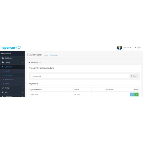 OpenCart - Opencart 3.0.4.0 Stable installation