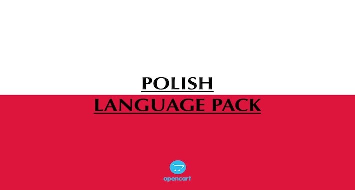 OpenCart - POLISH LANGUAGE PACK - JĘZYK POLSKI