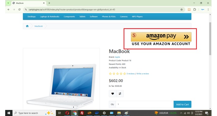 OpenCart - amazon pay for opencart 4.x