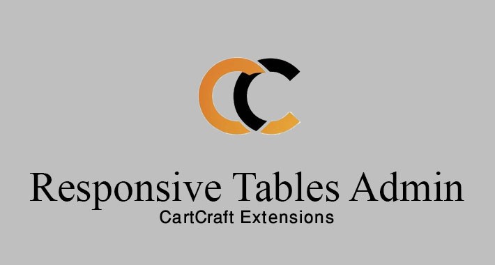 OpenCart - Responsive Tables Admin