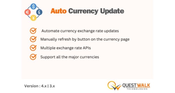 OpenCart - Auto Currency Update Extension