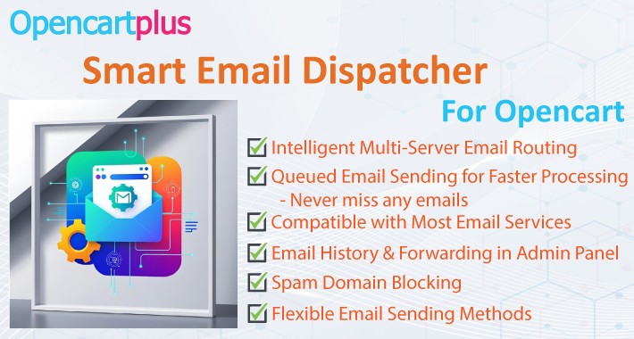 OpenCart - Smart Email Dispatcher - Email Management Never Miss any email