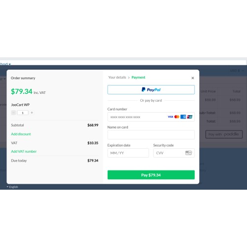 OpenCart - Paddle Checkout Payment Gateway