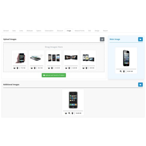 OpenCart - Product Image Manager PRO