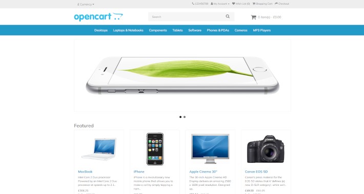 OpenCart - OpenCart Modern Default Theme