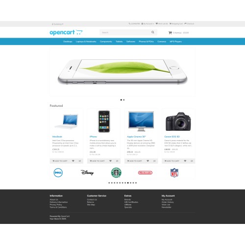 OpenCart - OpenCart Modern Default Theme