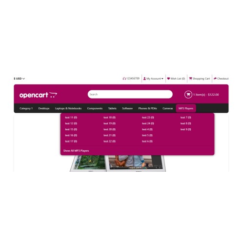OpenCart - OC Theme Plum