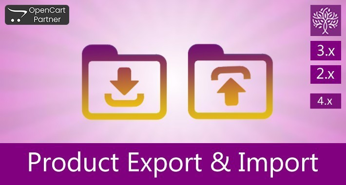 OpenCart - Product Bulk Export and Import