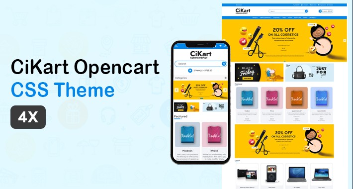 OpenCart - CiKart Opencart CSS Theme