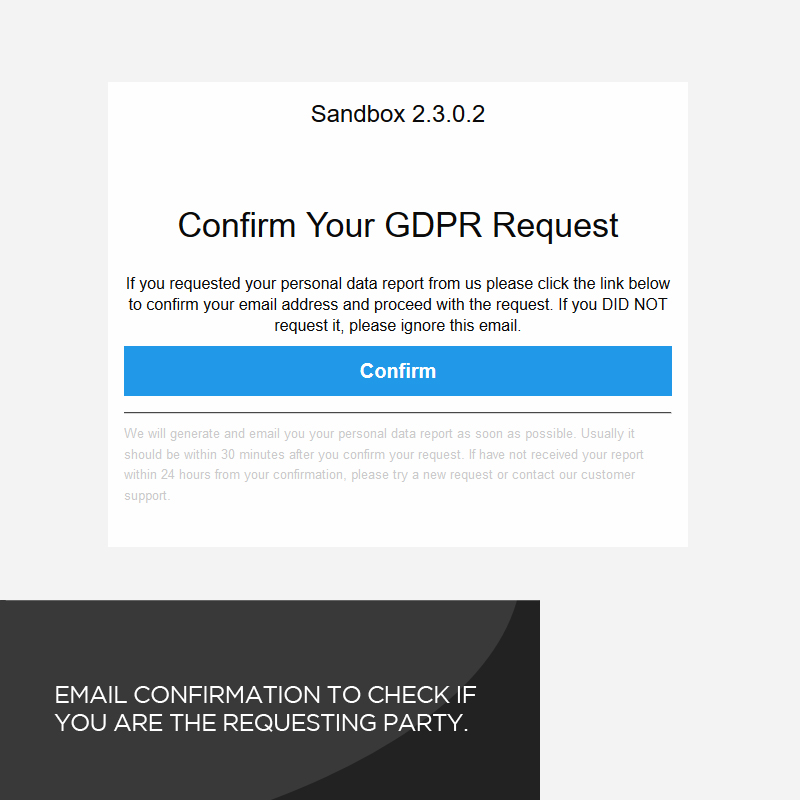 OpenCart - GDPR PERSONAL DATA REQUEST