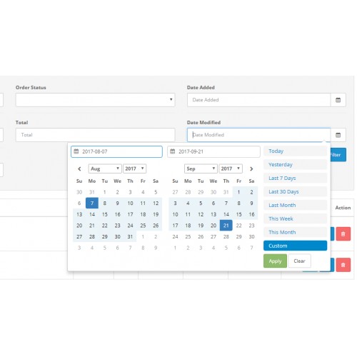 OpenCart - Change Order Date TO Any Future Or Past, Make Custom Invoice
