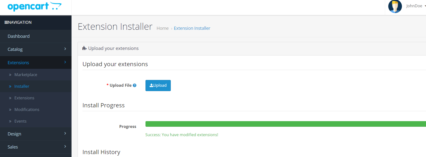 OpenCart - Home Page Notification Pro(you can set the notice content)