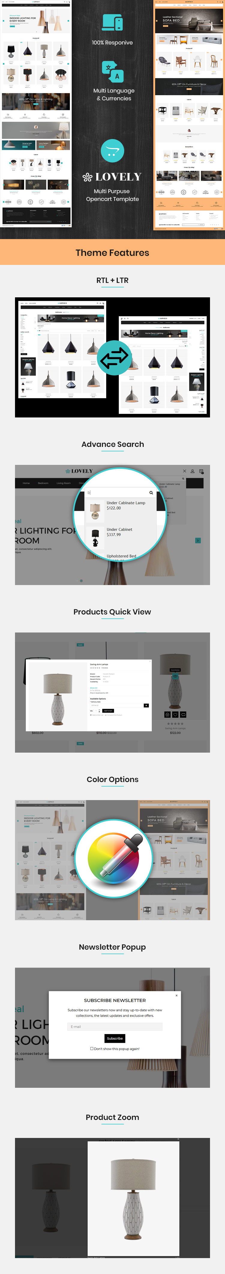 OpenCart - Lovely - 3.x Responsive Theme