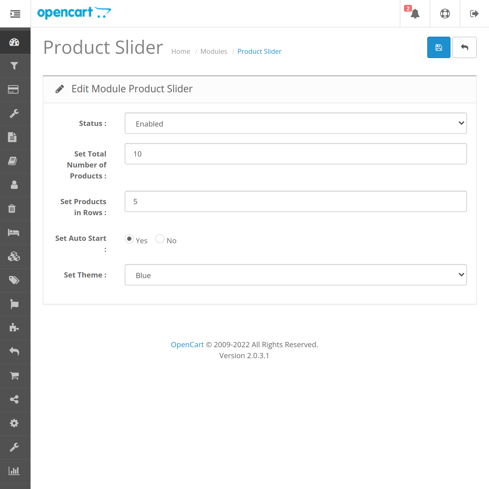 OpenCart - Opencart Product Carousel