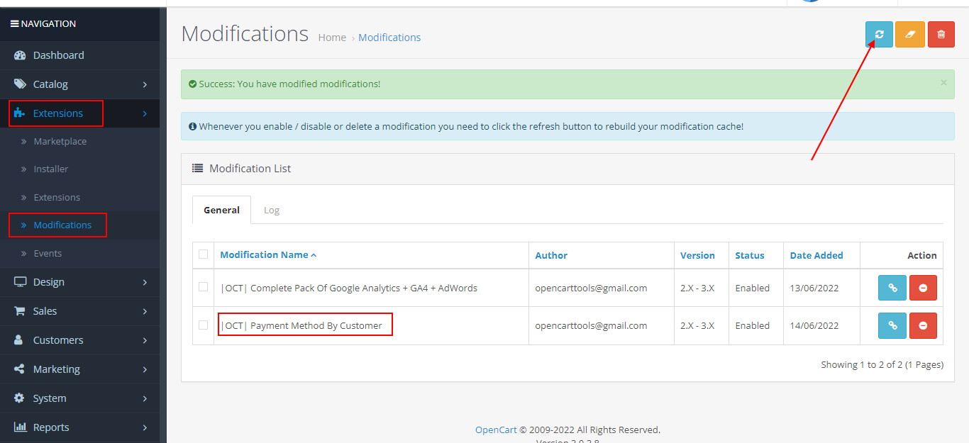 OpenCart - Payment Method By Customer