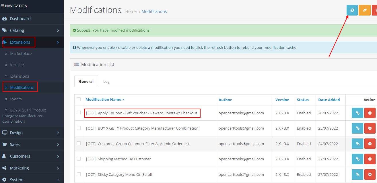 OpenCart - Apply Coupon - Gift Voucher - Reward Points At Checkout