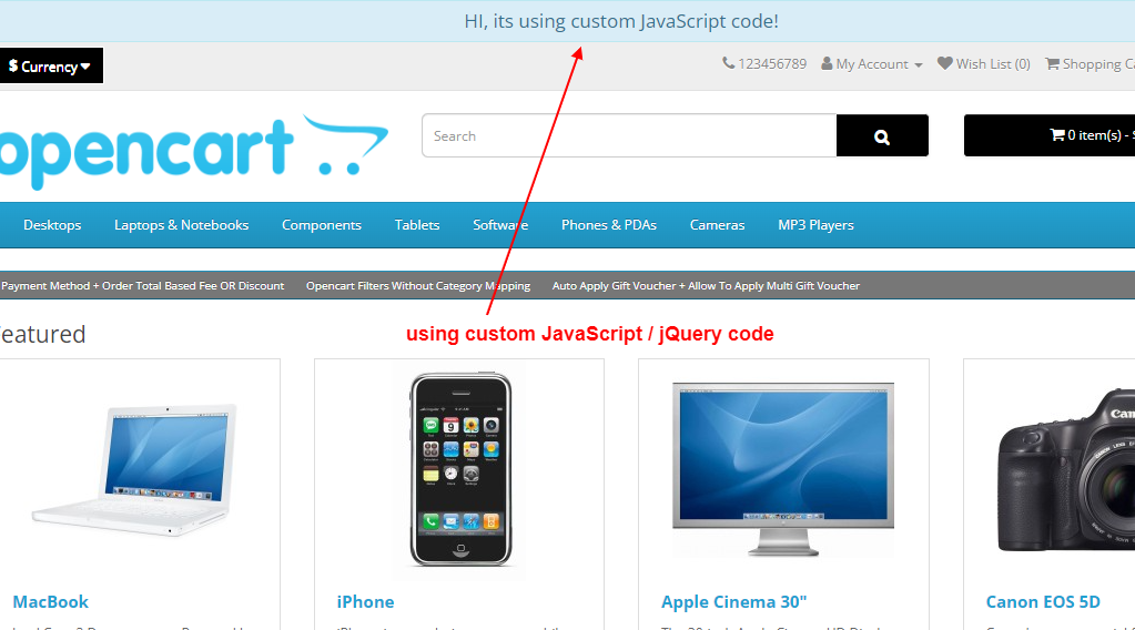 Opencart Multi Store Based Custom Css And Javascript