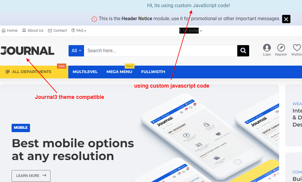 Opencart Multi Store Based Custom Css And Javascript
