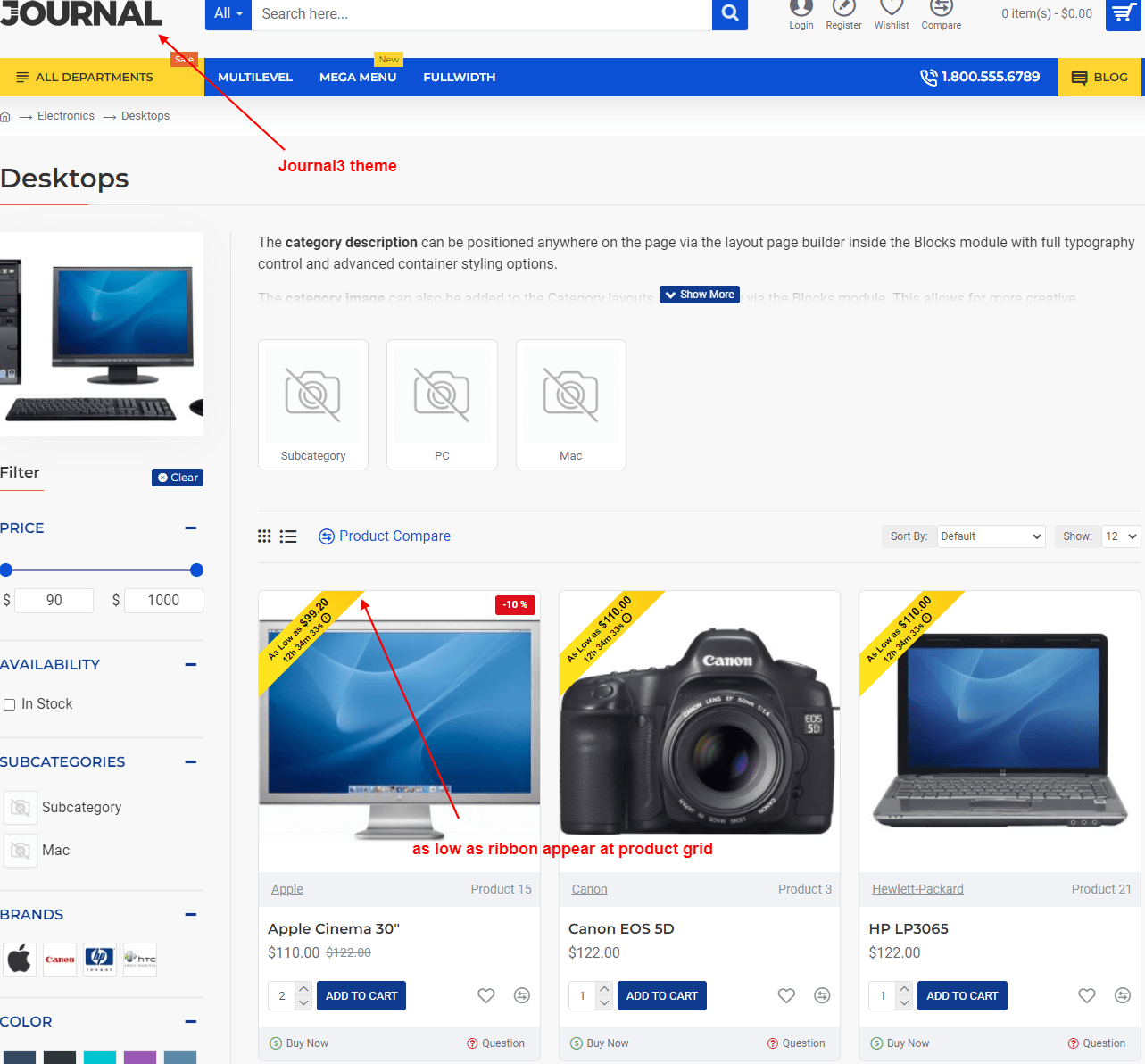 OpenCart - Shopping Cart Quantity Discount Enhanced