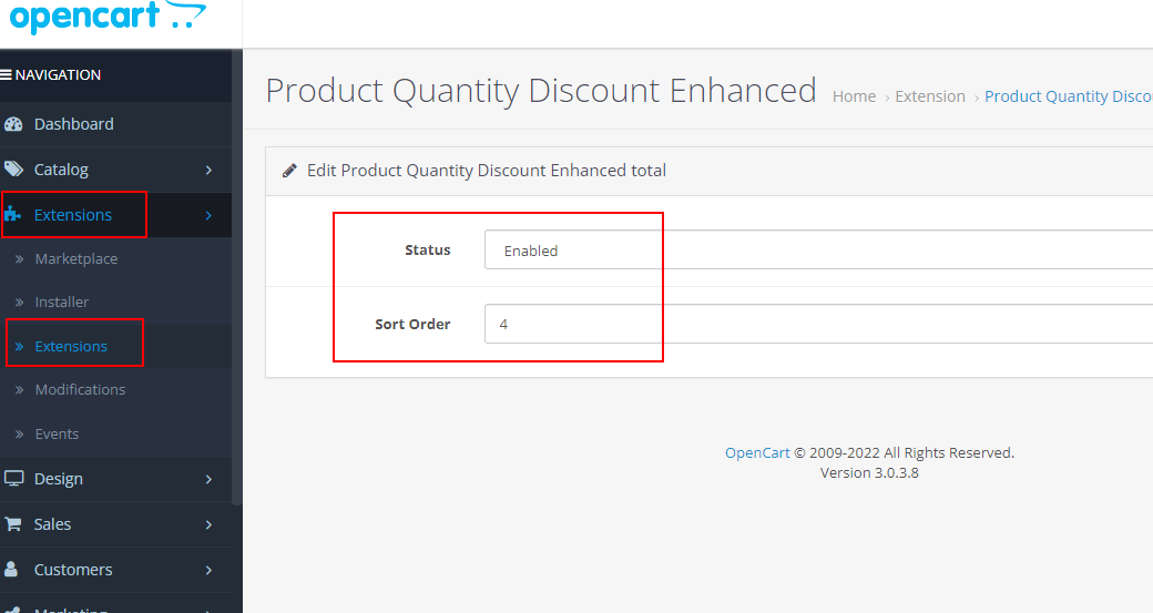 OpenCart - Product Quantity Discount Enhanced