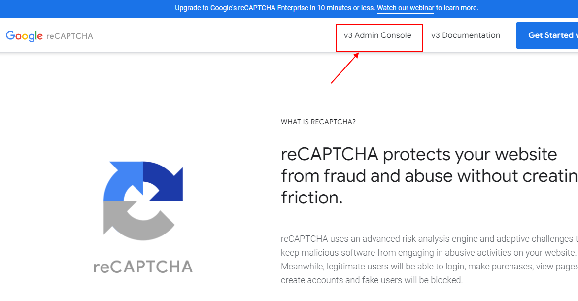OpenCart - Google reCAPTCHA At Admin Login