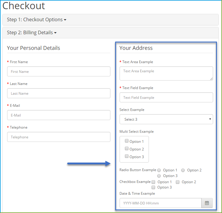 OpenCart - Best Opencart Custom Checkout Fields Extension
