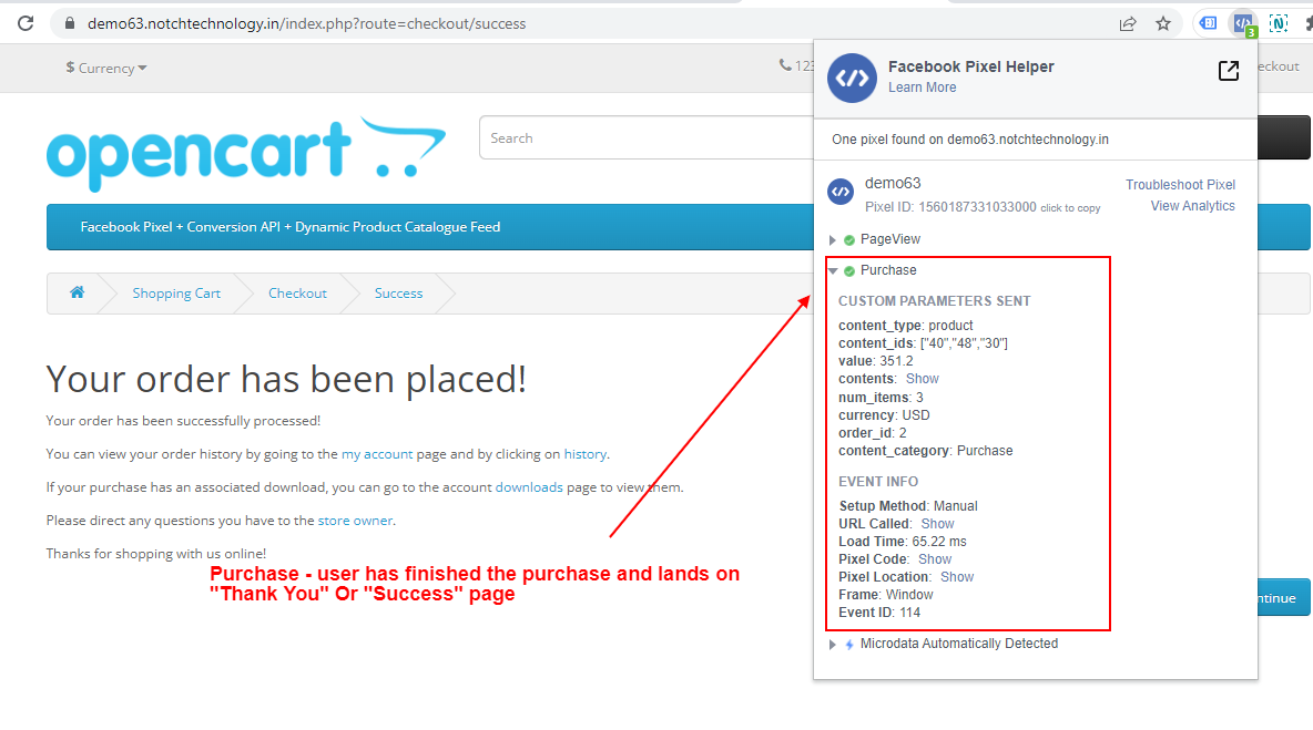 OpenCart - Facebook Pixel + Conversion API + Dynamic Product Catalogue Feed