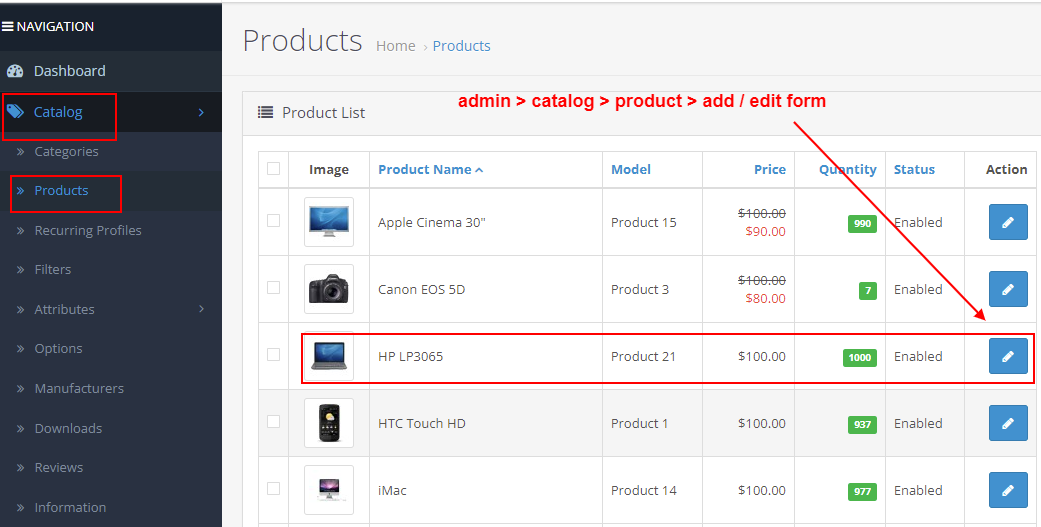 OpenCart - Remove Individual Product Quantity Textbox