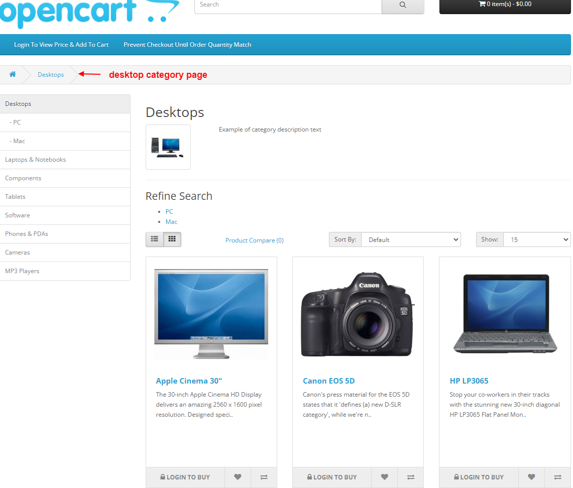 OpenCart - Prevent Checkout Until Order Quantity Match