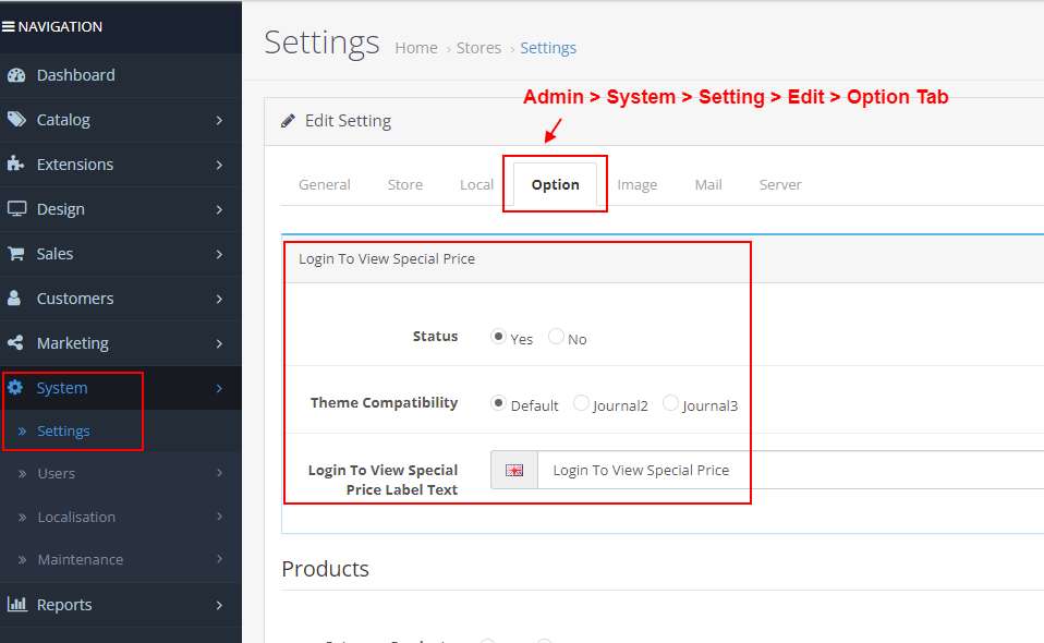 OpenCart - Login To View Special Price