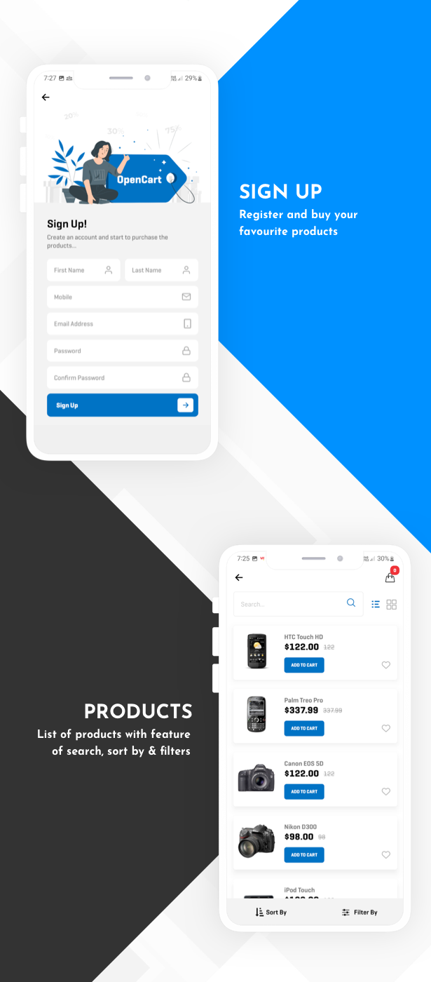 OpenCart - OpenCart Android & IOS App