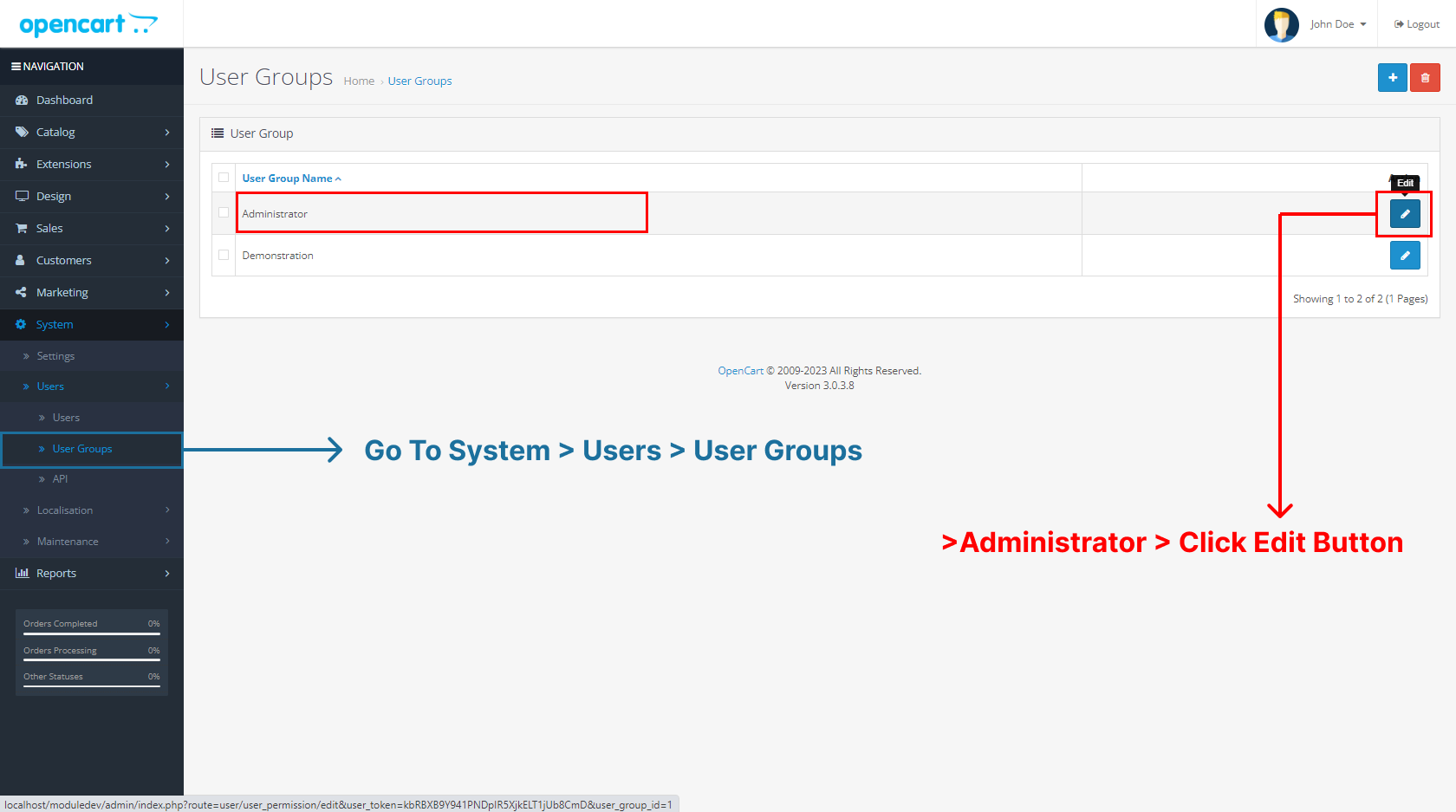 OpenCart - Admin Quick Product Editor