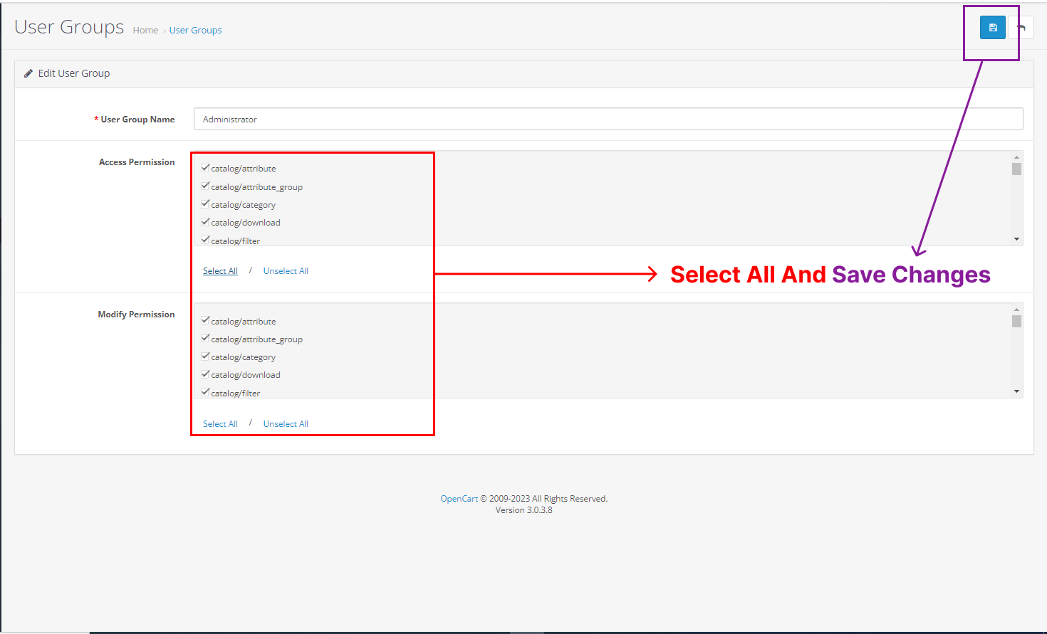 OpenCart - Admin Quick Product Editor