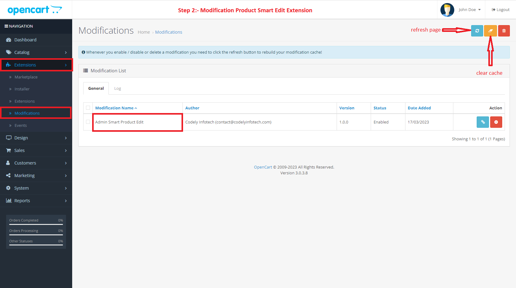 OpenCart - Admin Product Smart Edit