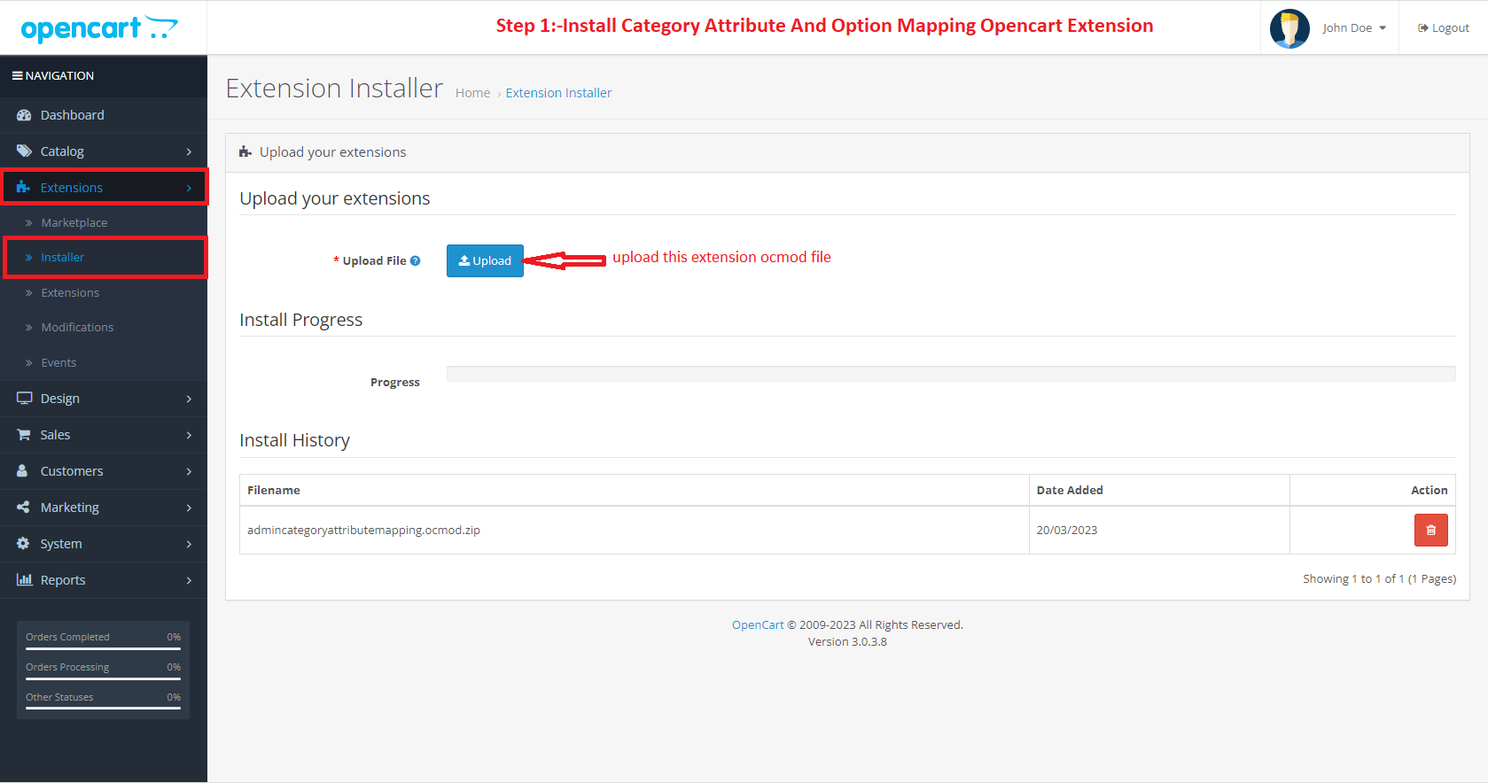 OpenCart - Category Attribute And Option Mapping OpenCart - Category Attribute And Option Mapping