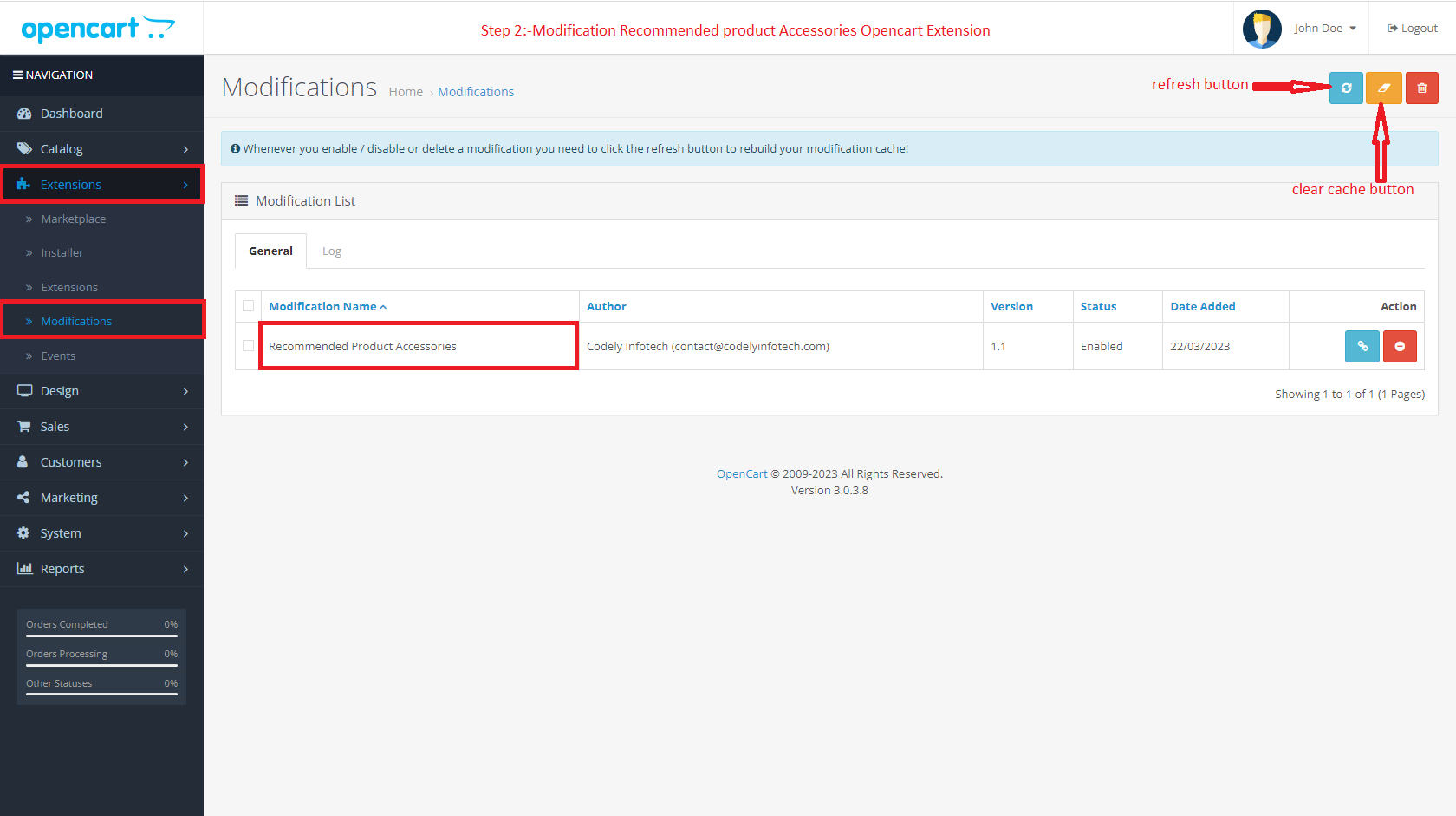 OpenCart - Recommended Product Accessories