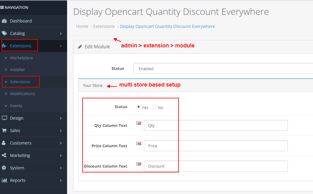 OpenCart - Display Opencart Quantity Discount Everywhere