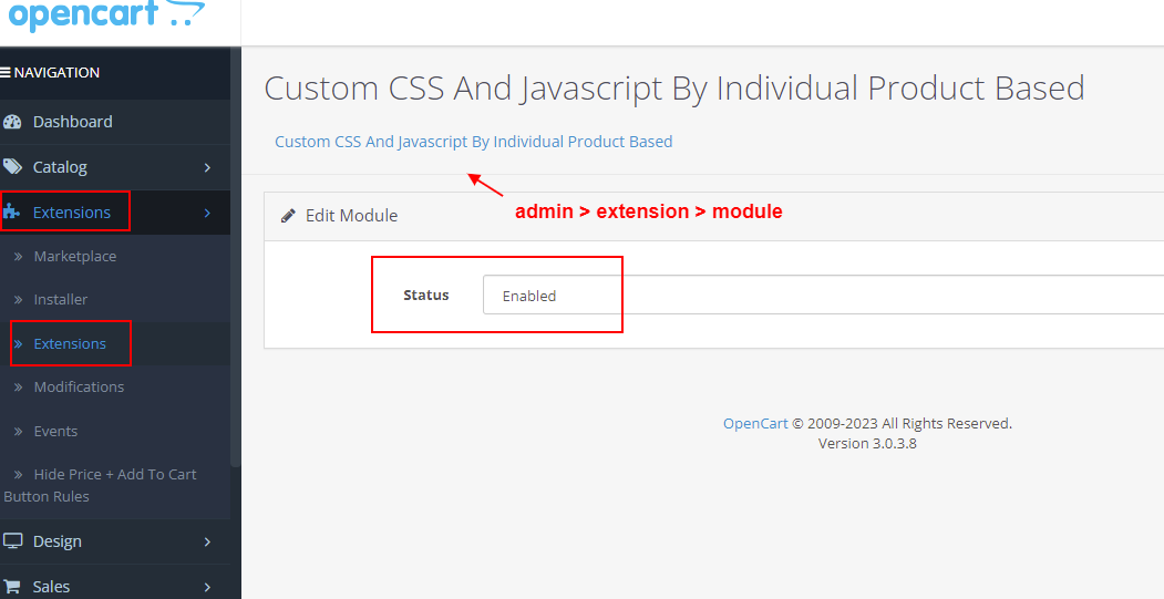 Opencart Custom Css And Javascript By Individual Product Based