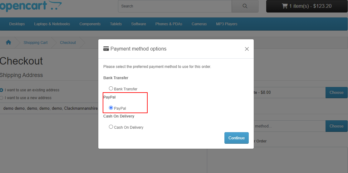 OpenCart - Paypal Standard For Opencart 4