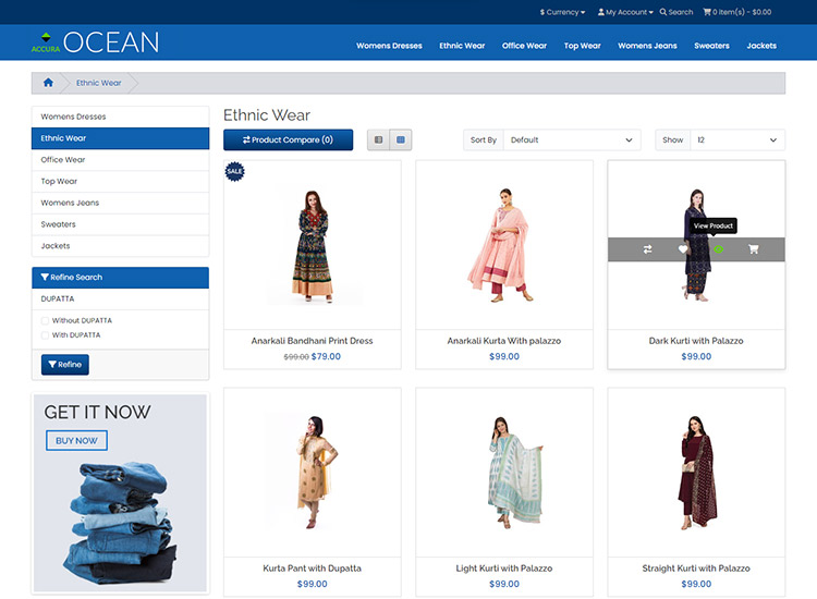 OpenCart - Accura Ocean Opencart 4 Multipurpose Theme