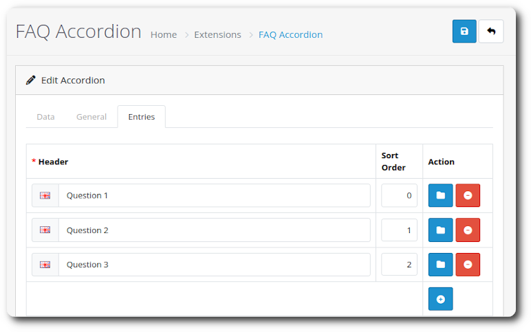 OpenCart - FAQ Accordion OpenCart - FAQ Accordion