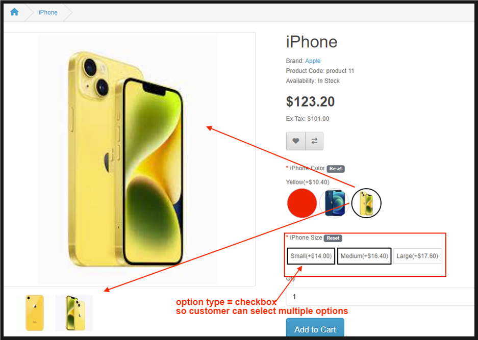 OpenCart - Product Option Color Image Pro