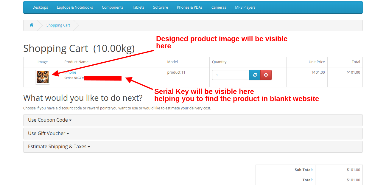 OpenCart - Opencart Blankt Integration