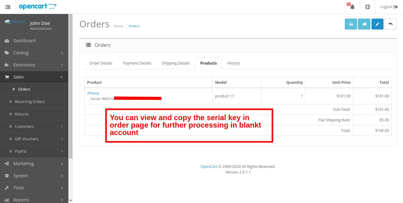 OpenCart - Opencart Blankt Integration