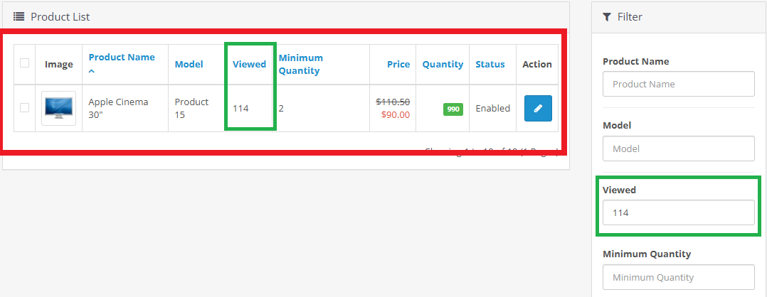 OpenCart - Smart product filter