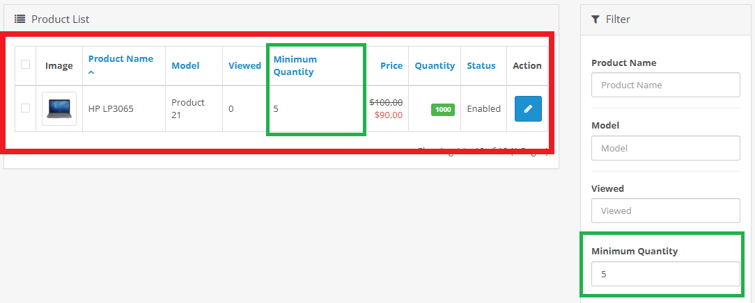 OpenCart - Smart product filter